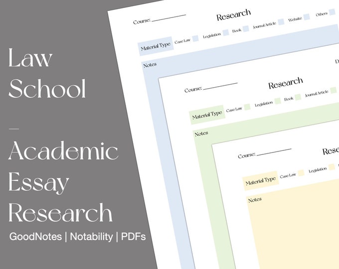 Aesthetic Law Student Case Study Templates Law School PDF Planners Law ...