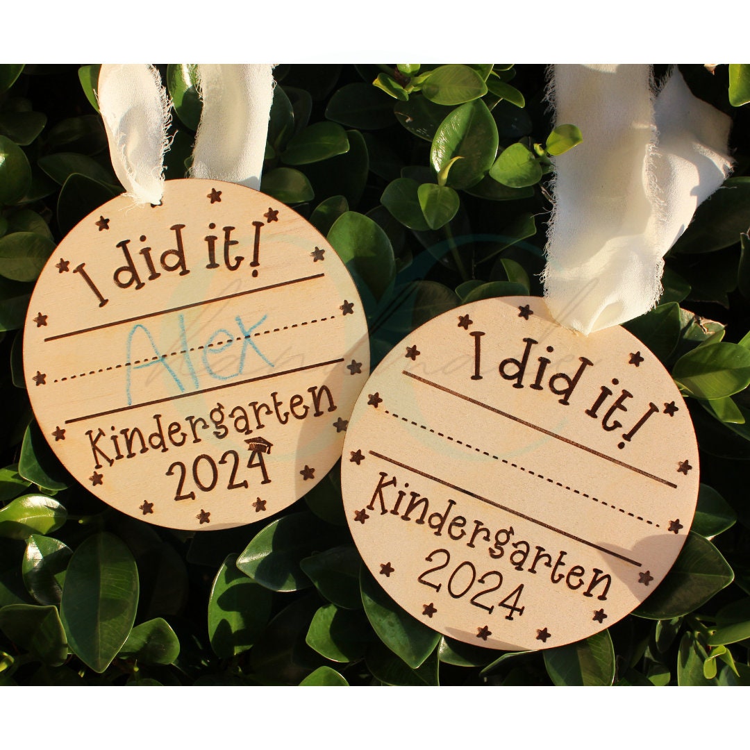 Kindergarten Graduation Handwriting End of Year Keepsake Kinder Grad ...