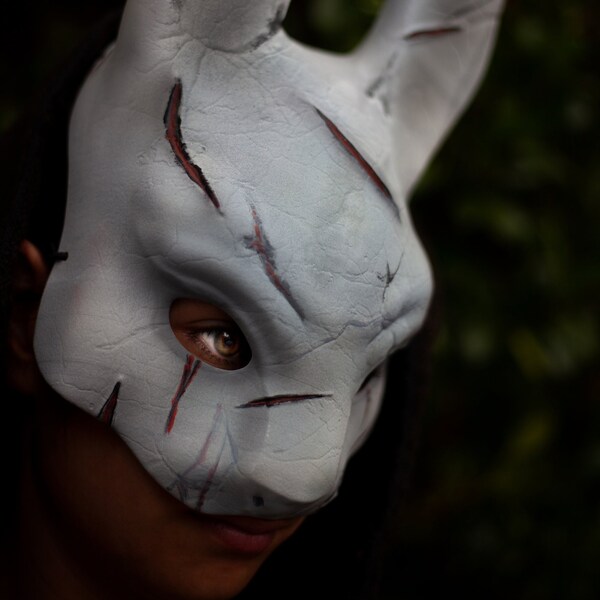 Creepy Rabbit Mask - Etsy