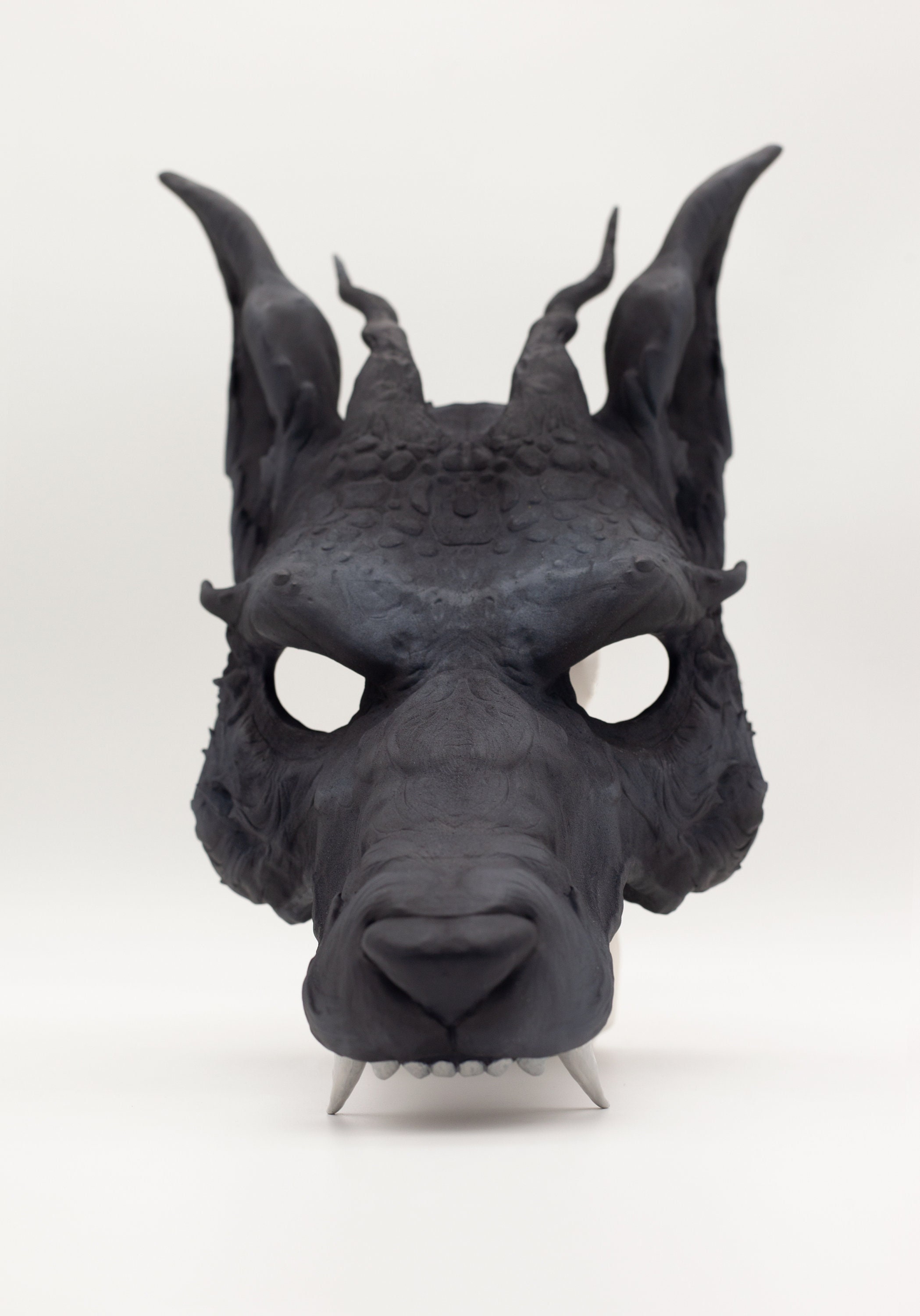 Black Wolf Mask - Wolf Mask Halloween Cosplay, Animal Masks Halloween ...