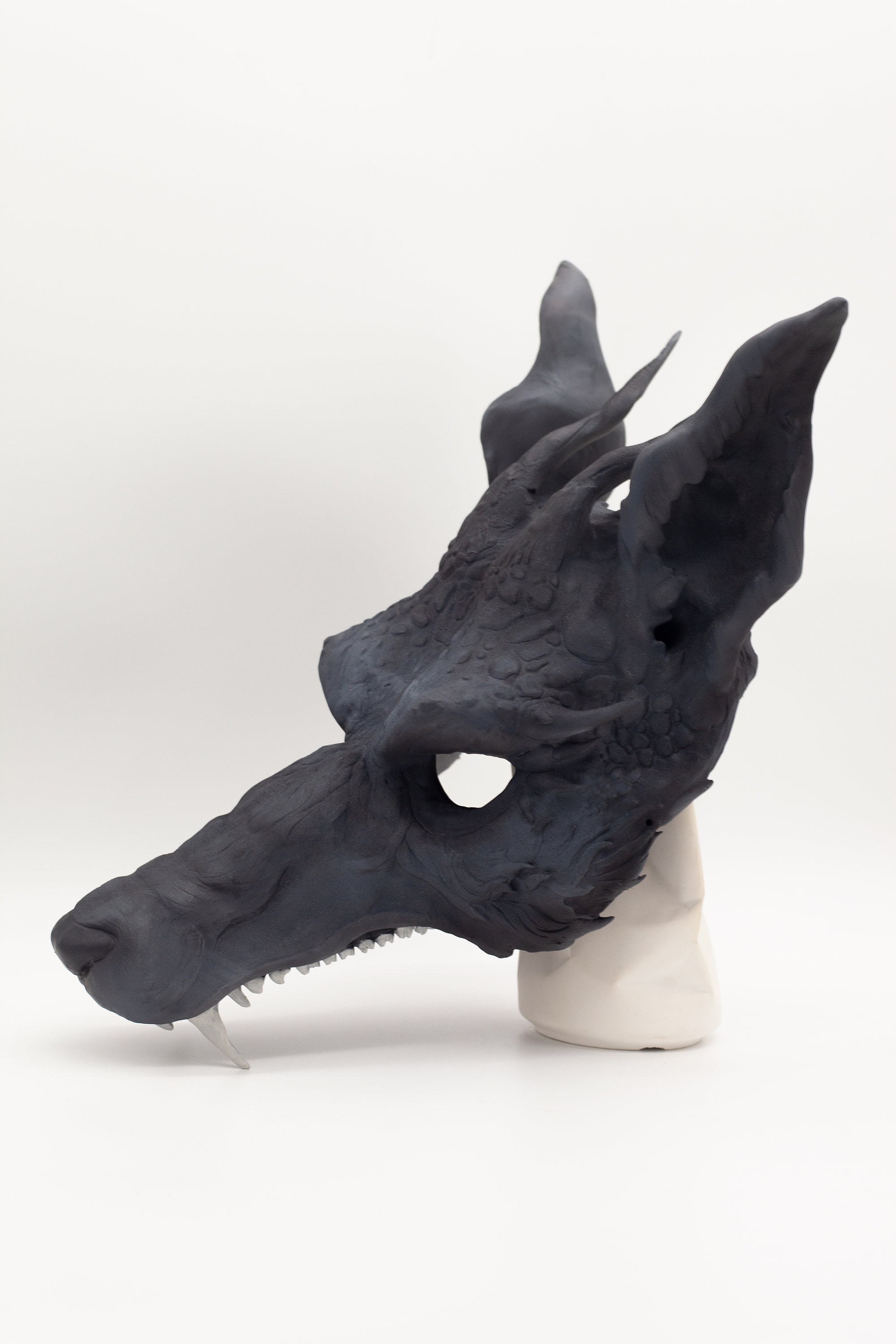 Black Wolf Mask Wolf Mask Halloween Cosplay, Animal Masks Halloween ...