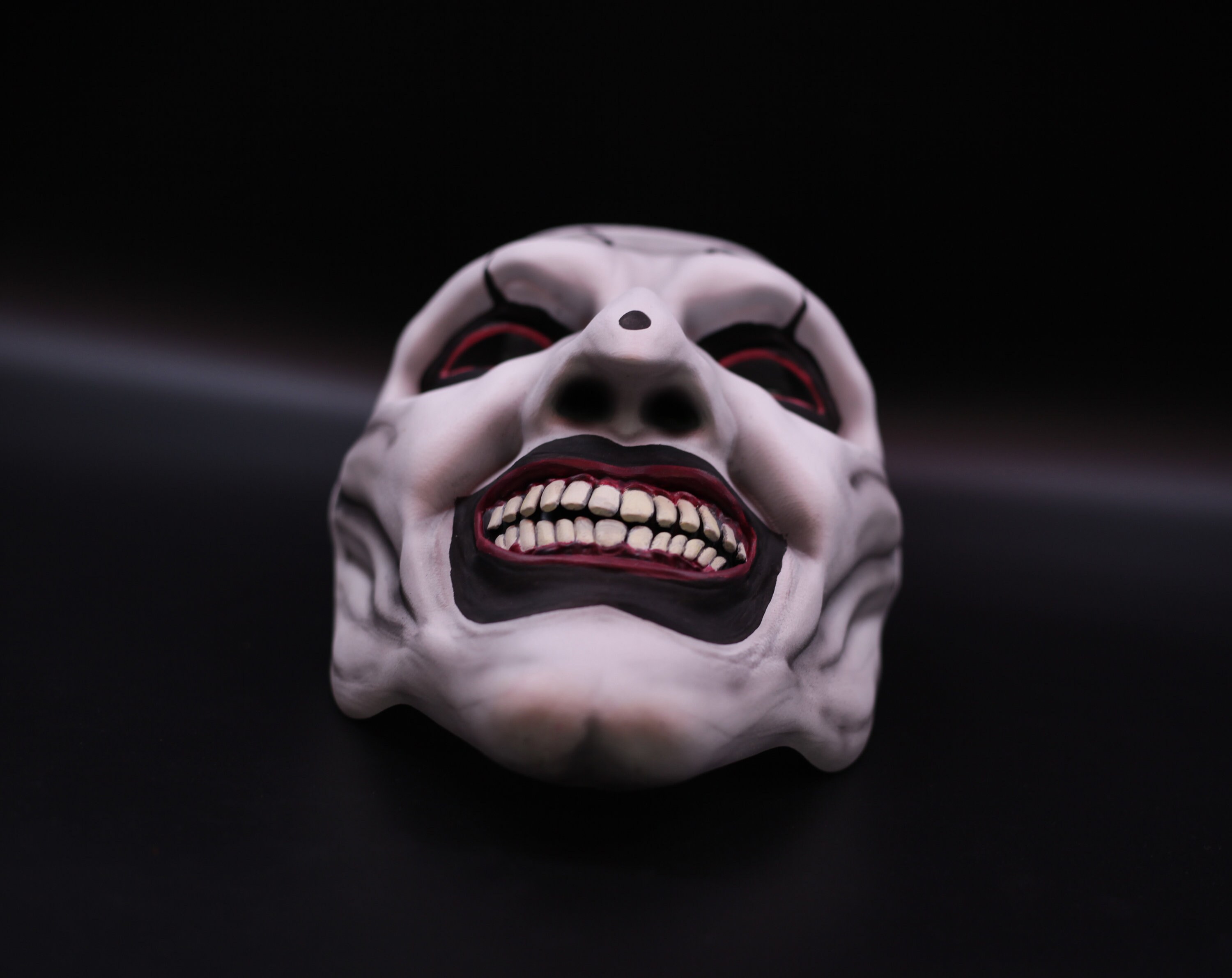 Horror Clown Marilyn Manson Mask - A Unique Hand Painted Piece - Etsy