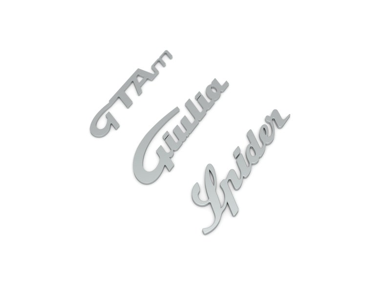 Gtam / Giulia / Spider Alfa Romeo Logo Emblems - Etsy