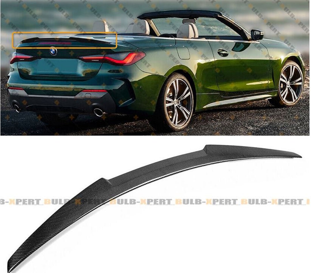 Bmw M4 Convertible G83 Real Carbon Fibre Fiber Spoiler M4 Boot Trunk ...