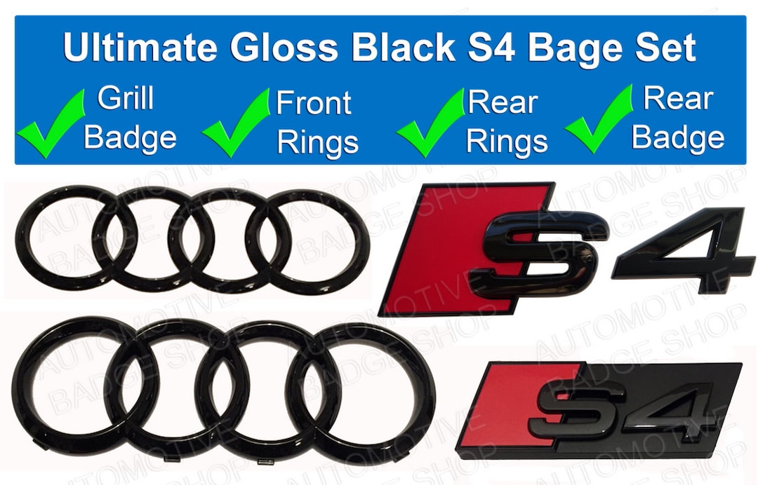 Audi S4 RS3 RS6 RS4 S3 SQ5 RS7 S5 S6 S7 S8 R8 RS5 RSQ7 RSQ8 Boot Bonnet ...