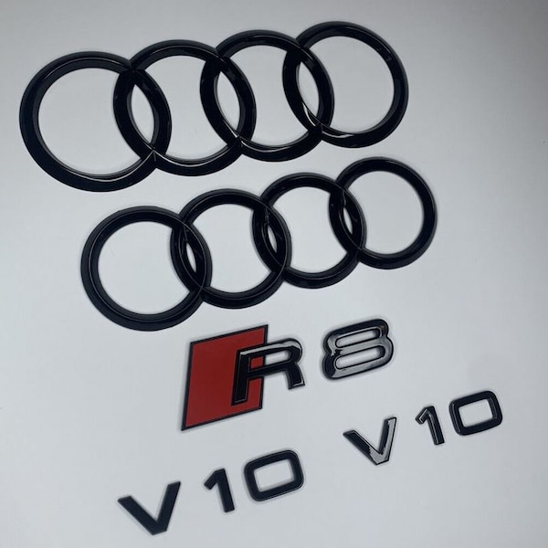Audi R8 Emblems - Etsy