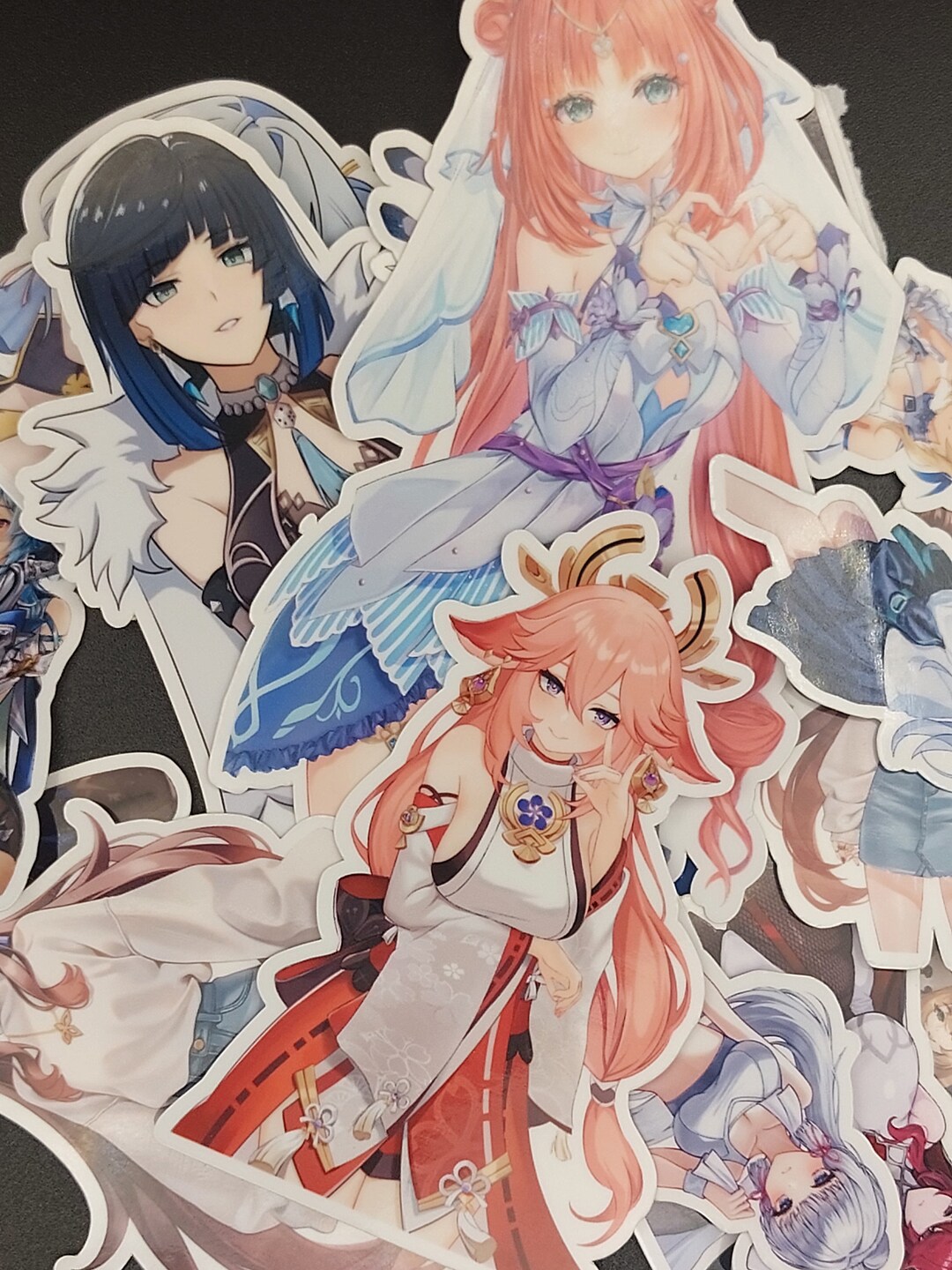 Genshin Impact Character Sticker Pack Random Waterproof Vinyl , Themed ...