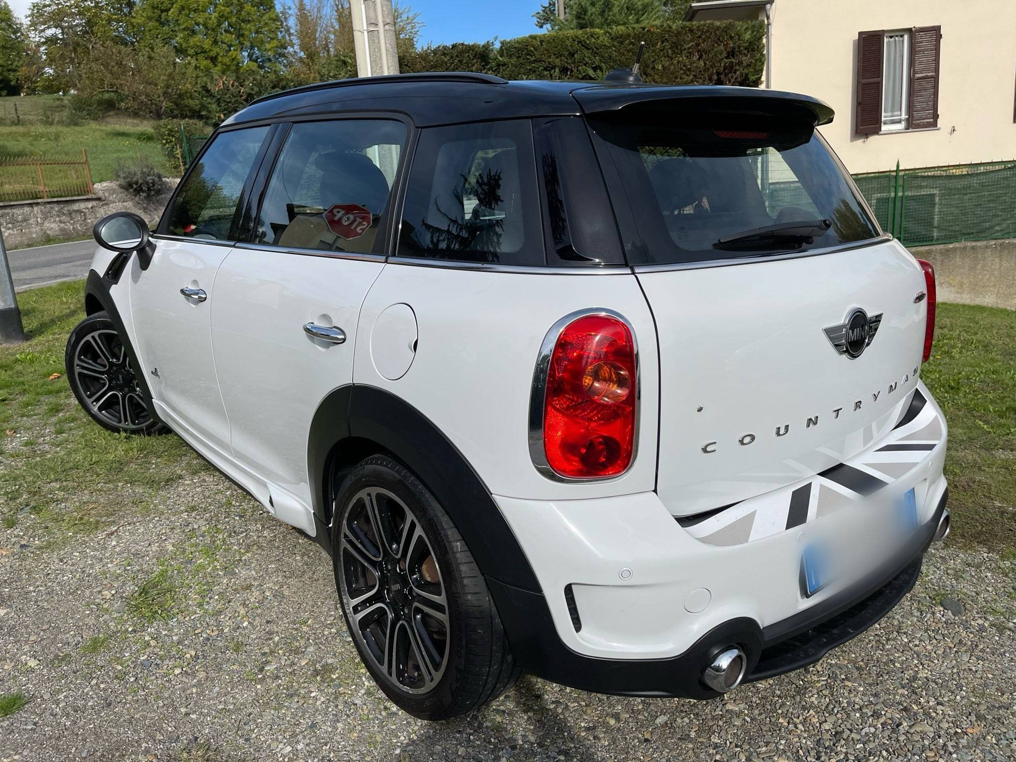 Mini Cooper Rear Bumper Decal: Union Jack UK, R55 R56 R60 F55 F56 F60 ...