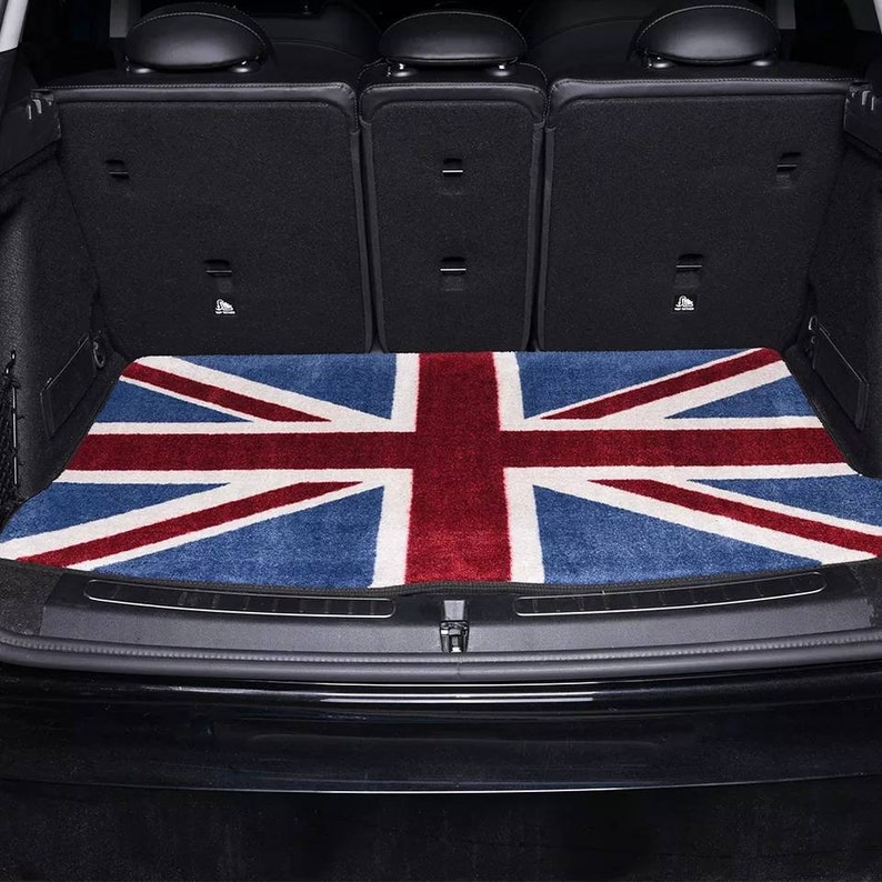 Union Jack Car Trunk Mat: Custom Fit Mini Cooper Floor Protector - Etsy
