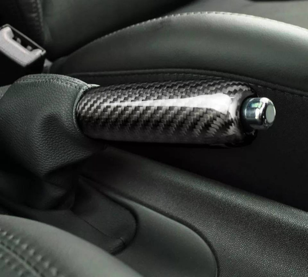 Handbrake Cover Real Carbon Fiber for Mini Cooper Accessory 2002-2013 ...