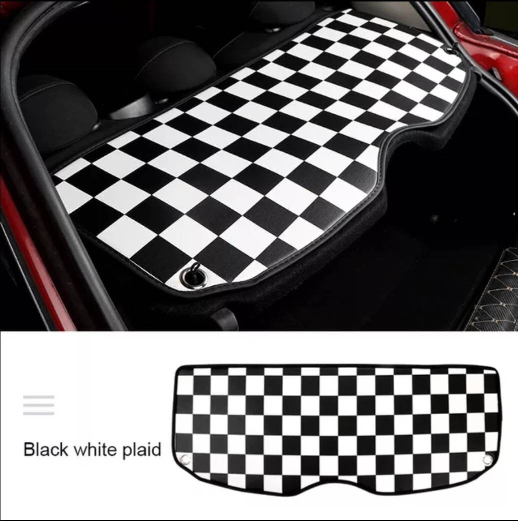 Mini Cooper Trunk Cover Pad: Union Jack PU Leather Interior - Etsy