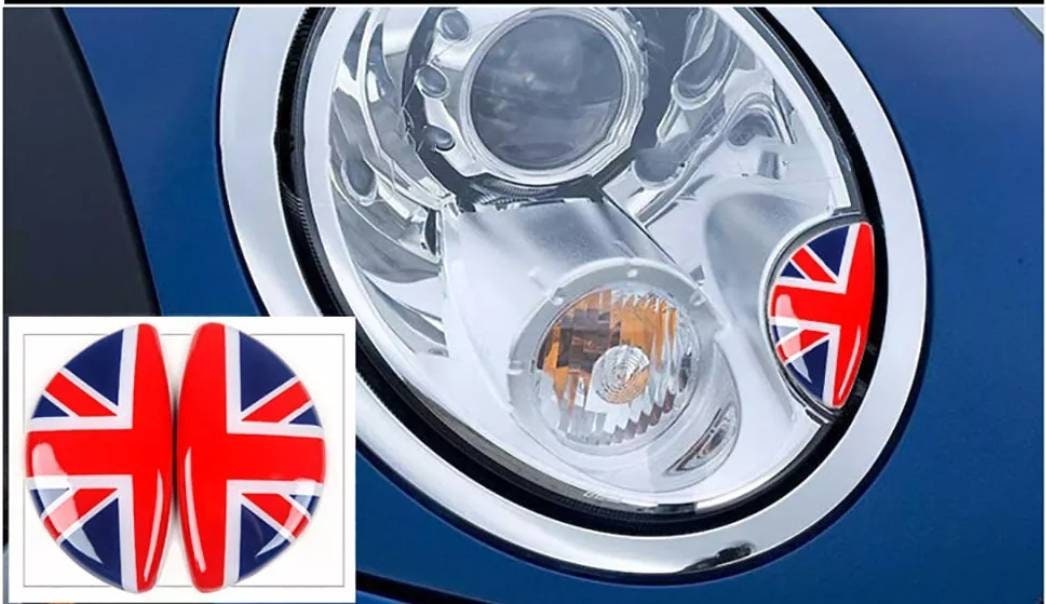 Headlight Nozzle Decals Stickers Set for Mini Cooper S Accessory ...
