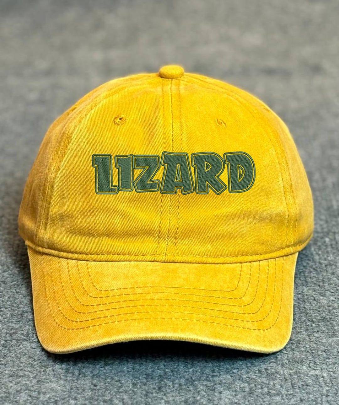 Lizard Meme Embroidered Cap, Funny Lizard Lizard Lizard Tiktok Trend ...