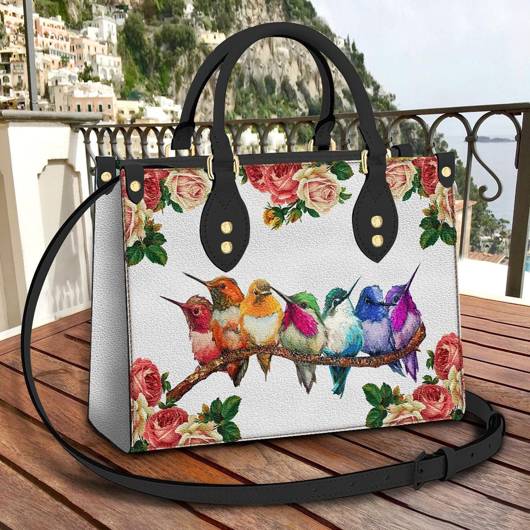 Hummingbird Leather Bag, Crossbody Bag, Woman Shoulder Bag, Gift for ...