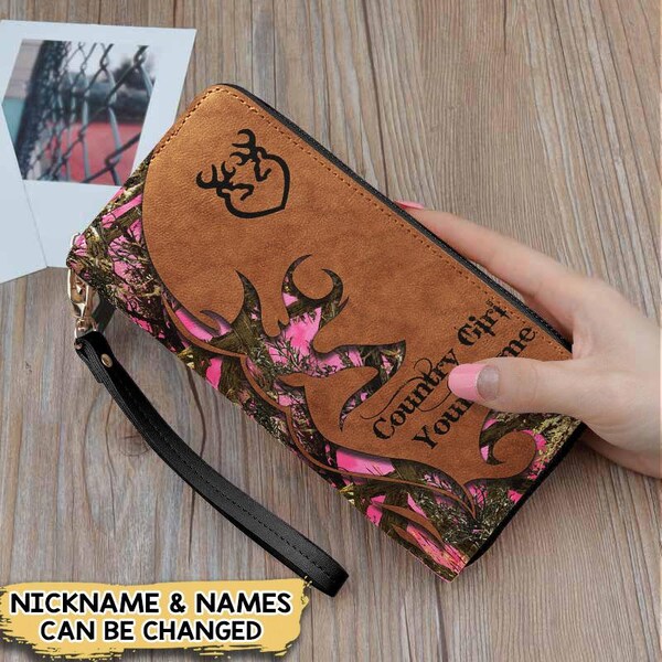 Long Leather Wallet - Etsy