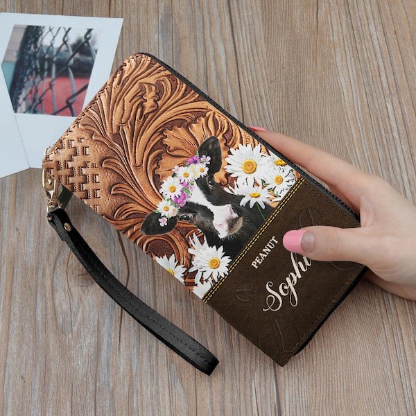 Cow Leather Wallet - Etsy