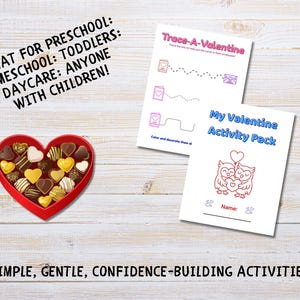 Valentine's Day Activity Pack for Toddlers Ages 2-4 Colorful Learning ...