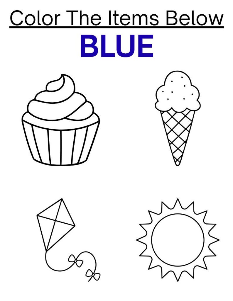 Learning Colors Activity Pack • Printable Preschool Worksheets (digital ...