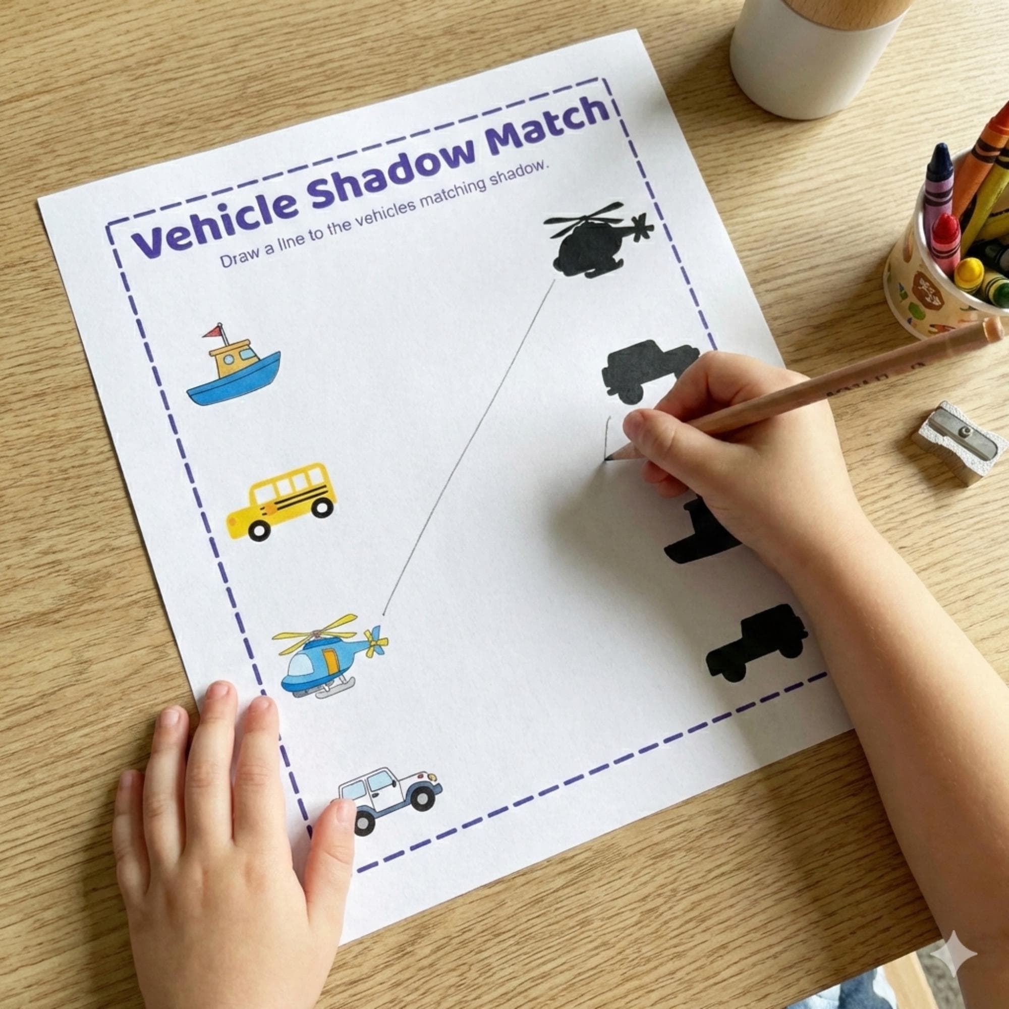 Things That Go Activity Pack for Preschool and Kindergarten Ages 3-6 ...