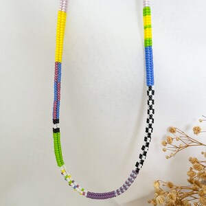 Miyuki Hand-woven Choker, Herringbone, Color Necklace,adjustable ...