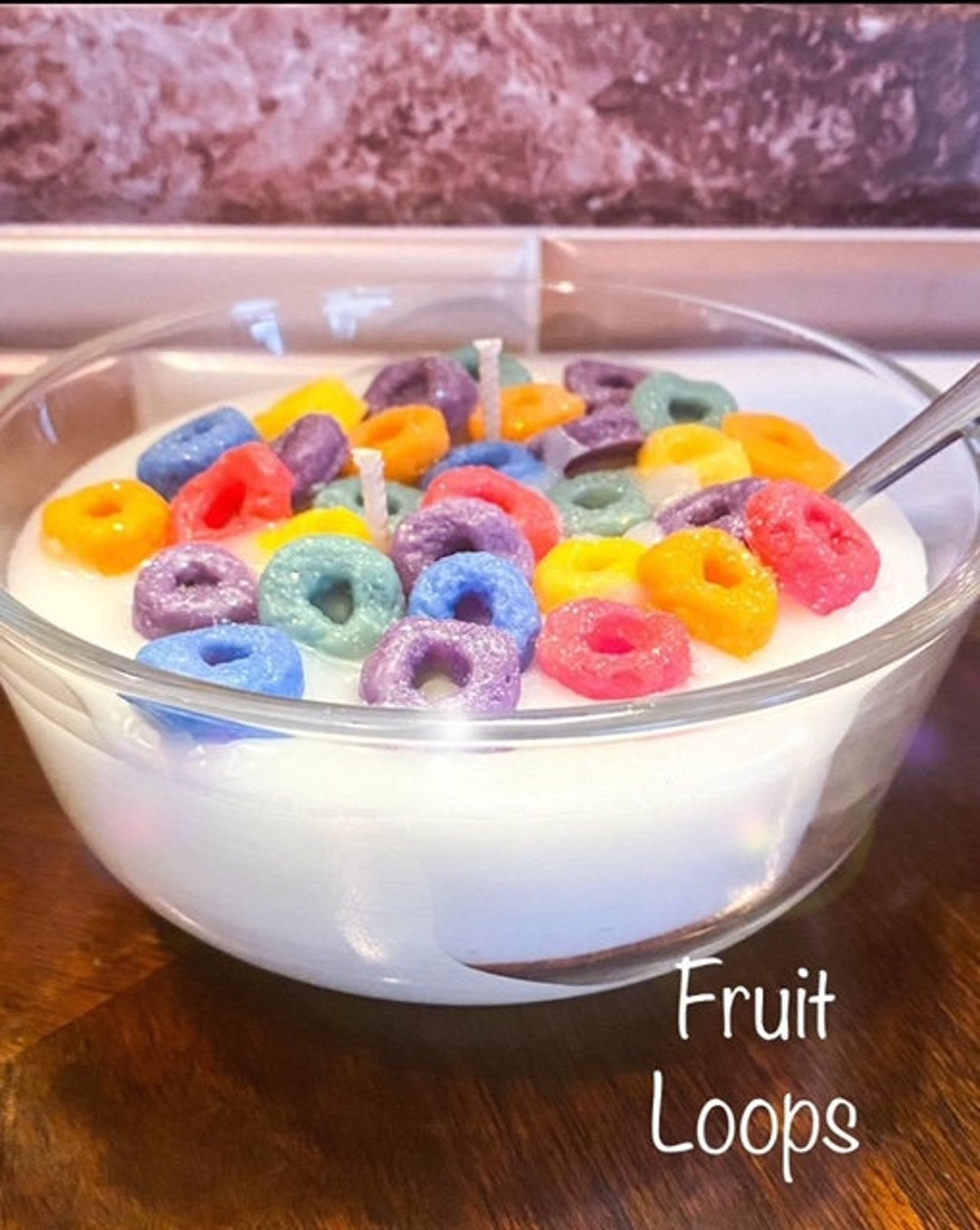 Fruity Loops Cereal Bowl Candle - Etsy