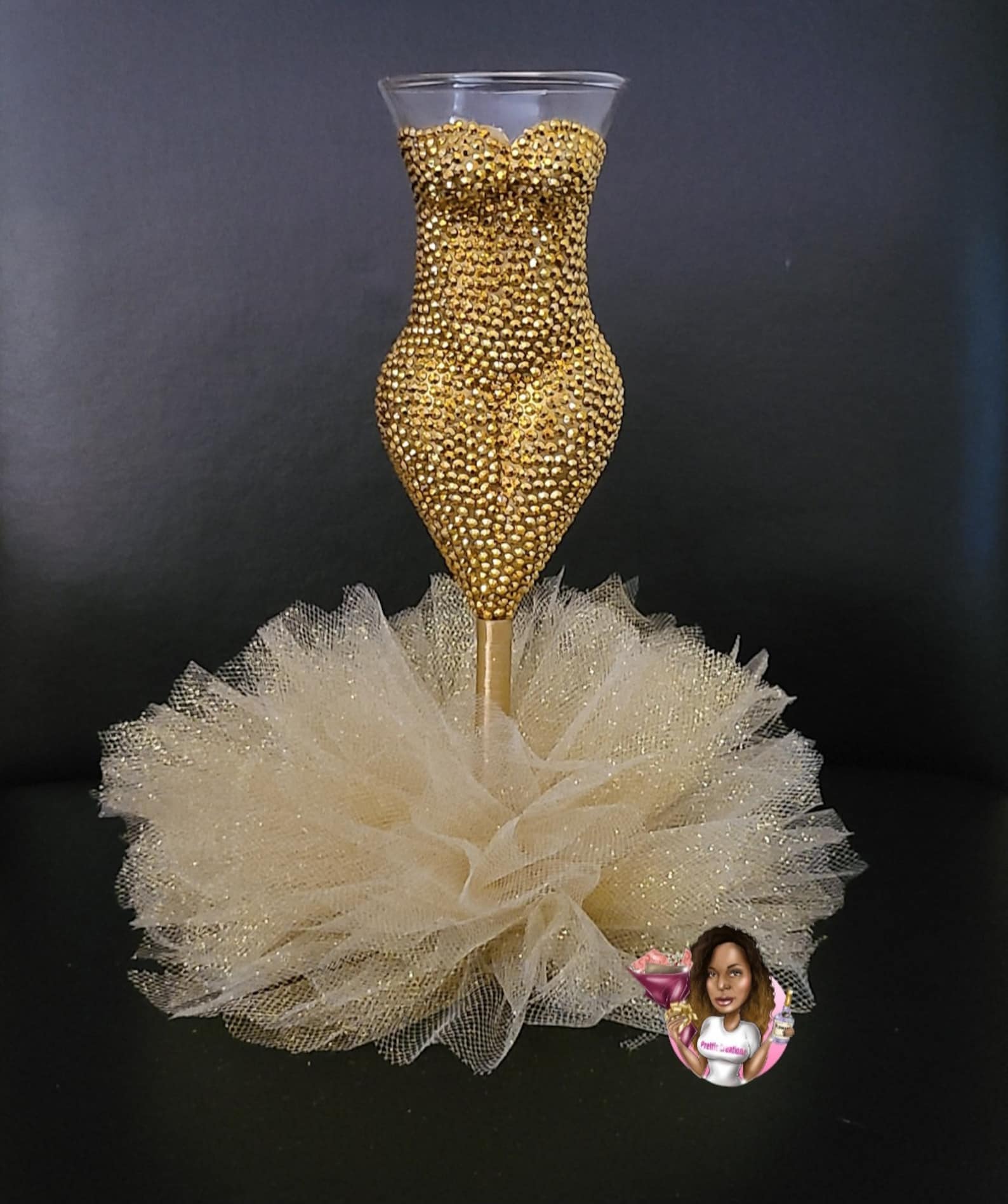 Diva Wine Glass - Etsy