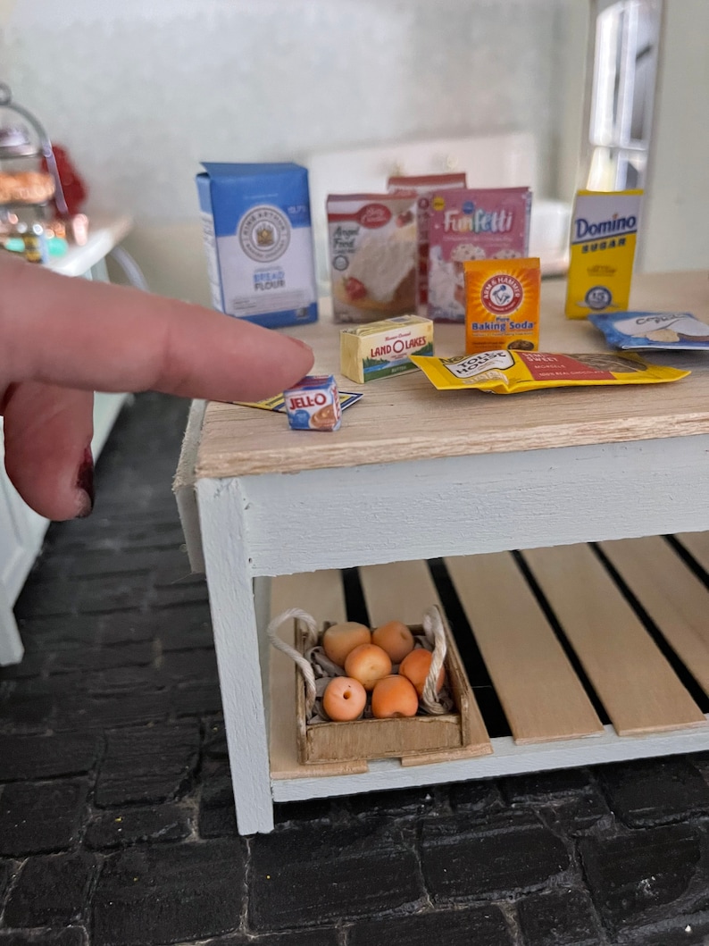 Printable Miniature Baking Packages for Dollhouse Model or - Etsy