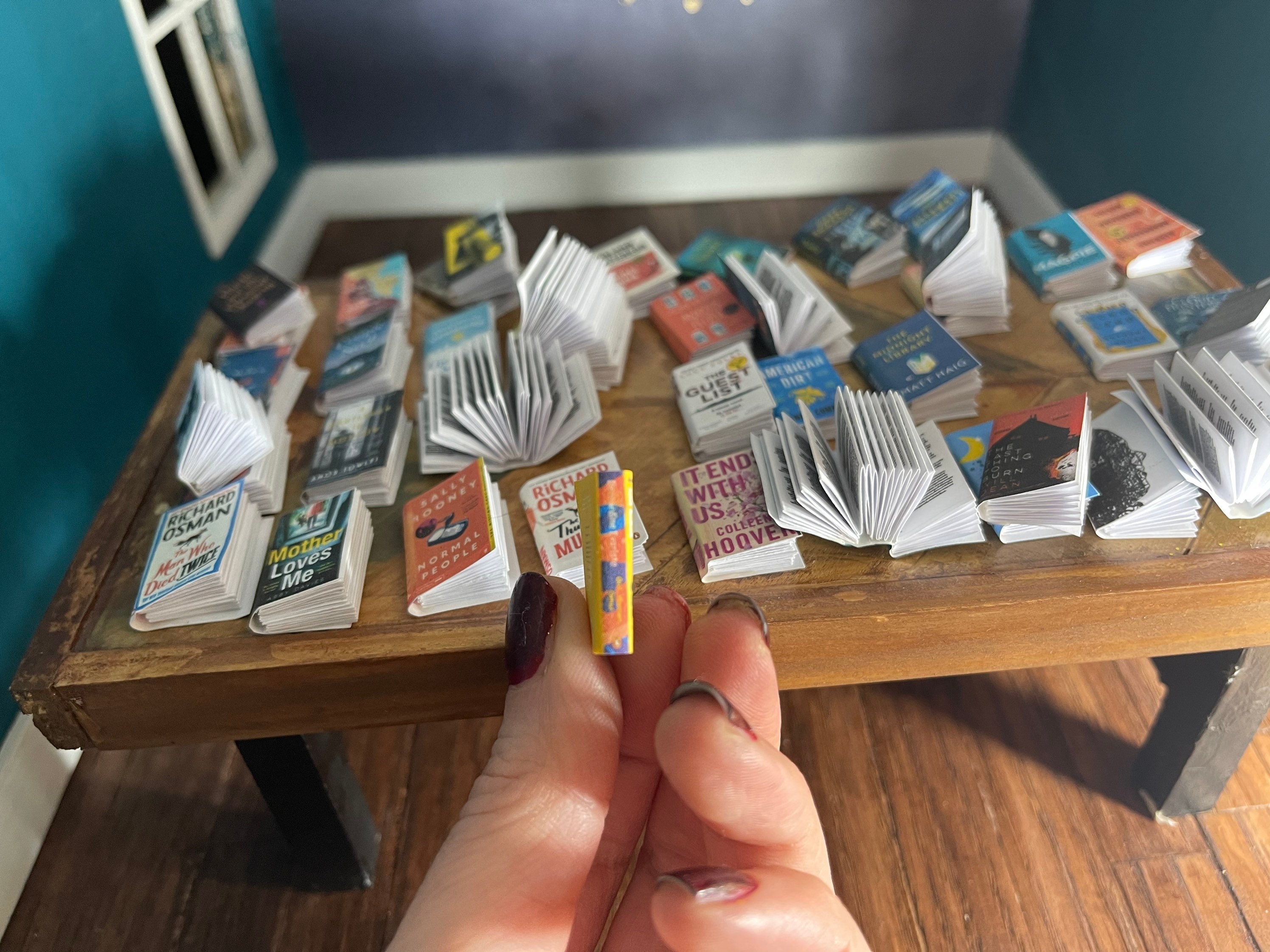 Printable Miniature Books for Dollhouse Model or Diorama - Etsy