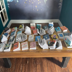 Printable Miniature Books for Dollhouse, Model or Diorama - Etsy