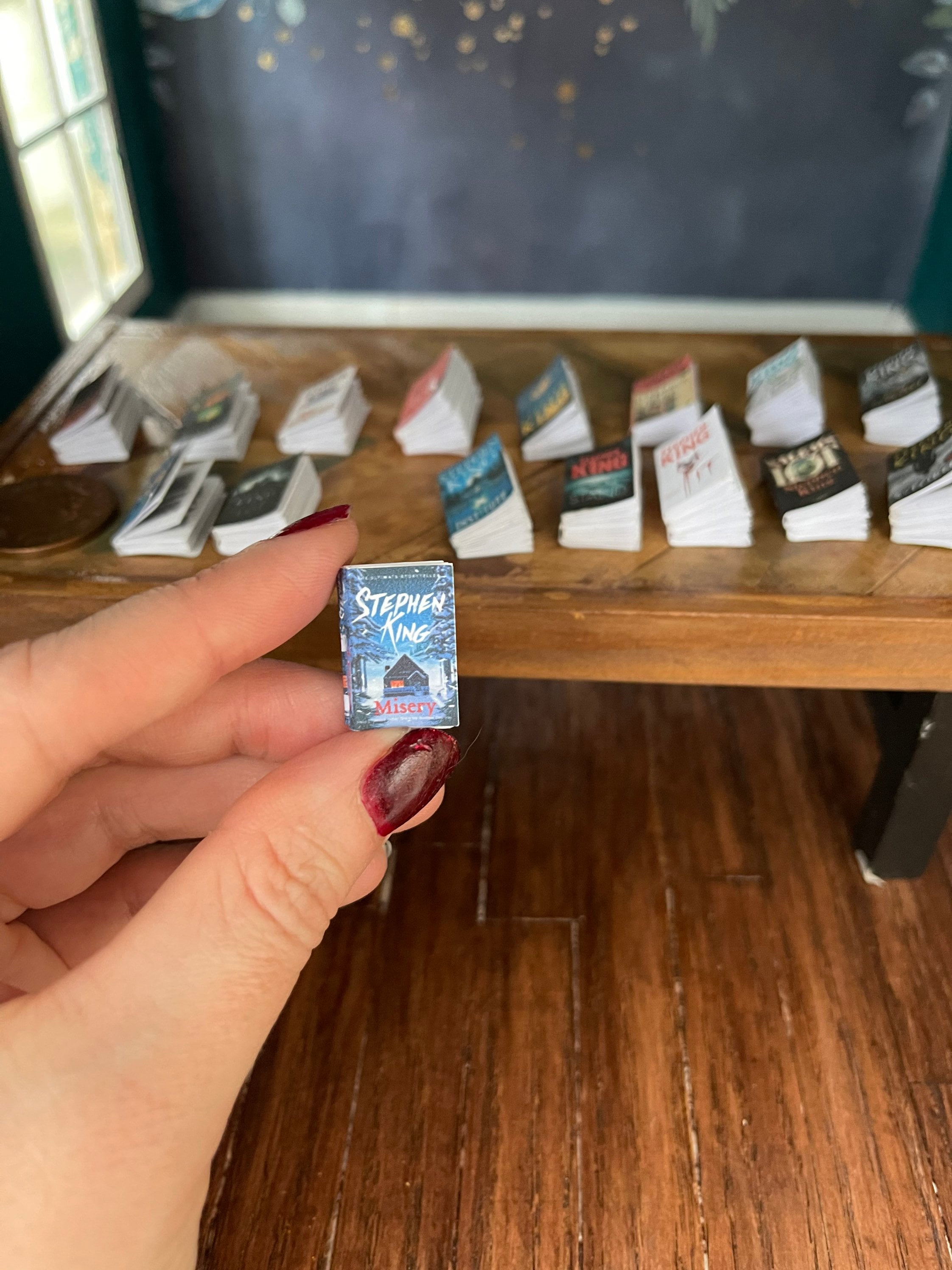 Printable Miniature Stephen King Books for Dollhouse, Model or Diorama ...