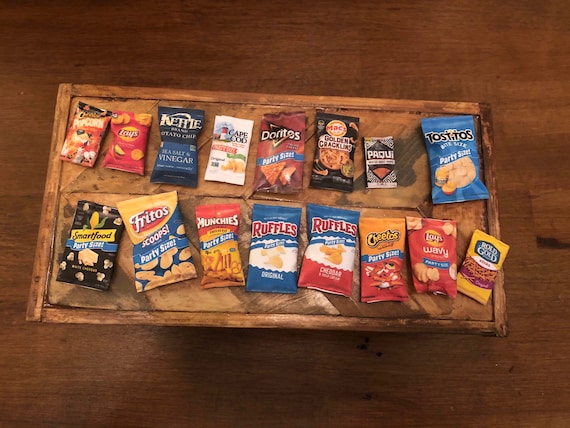 Printable Miniature American Potato Chip Packages for - Etsy