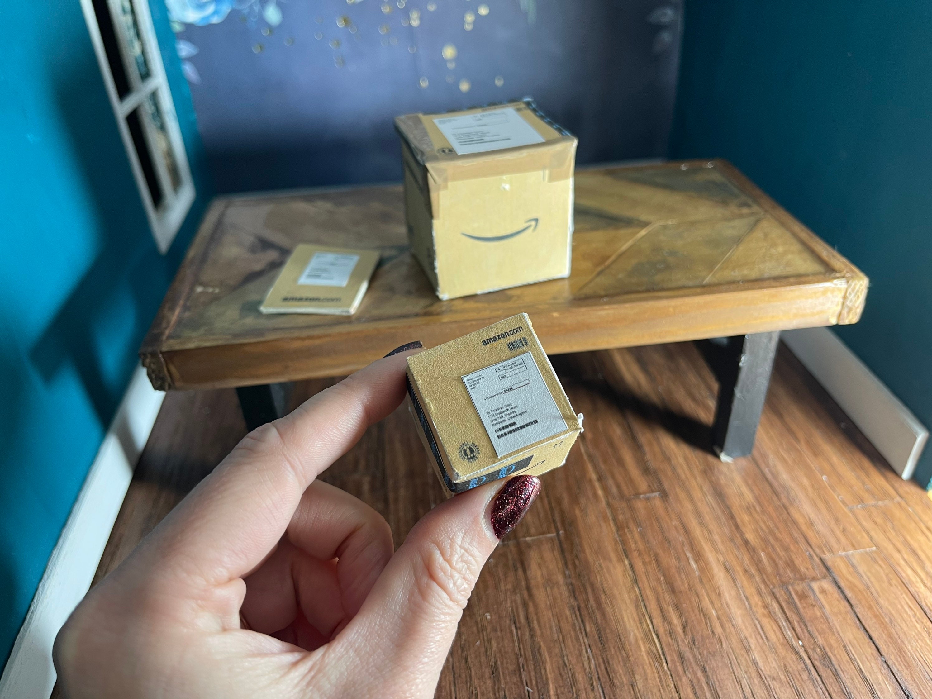 Printable Miniature Amazon Boxes for Dollhouse Model or - Etsy UK