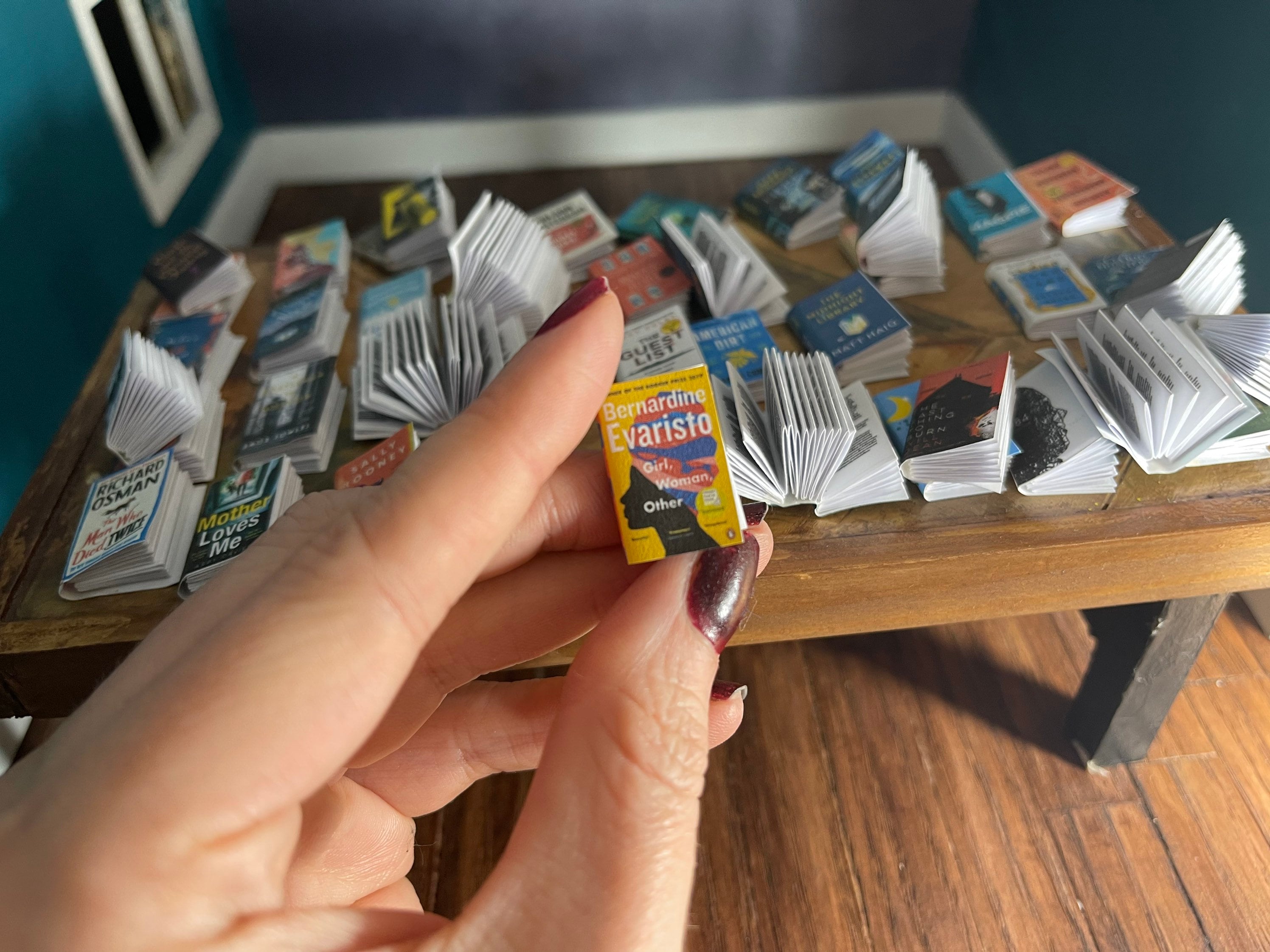 Printable Miniature Books for Dollhouse Model or Diorama - Etsy