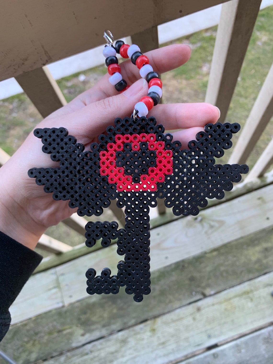 Hazbin Hotel Key Perler Bead Keychain - Etsy