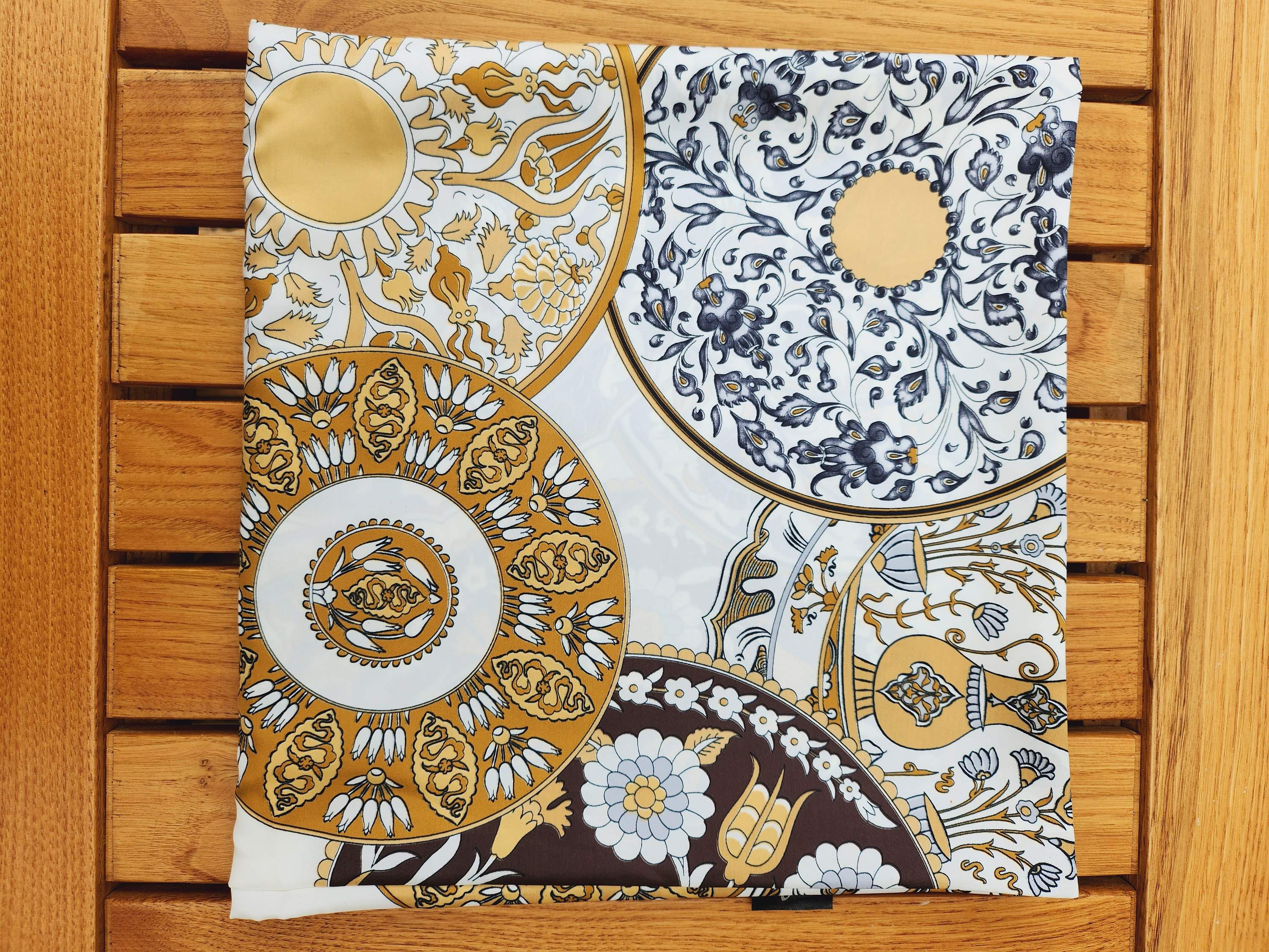 Ottoman Turkish Mosaic Tile Scarf: Silky Boho Headscarf - Etsy