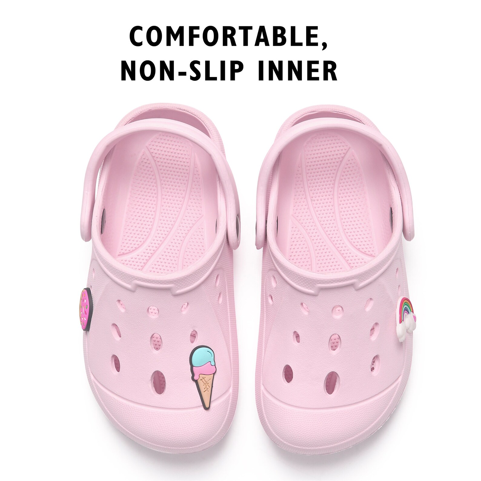 Girls Clogs Kids Sandals Slippers Slip on Mules Garden Pool Beach ...