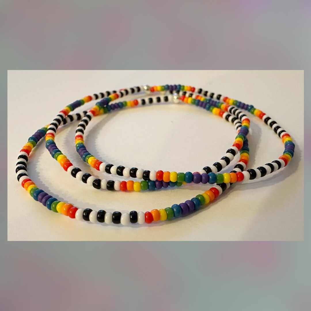 Stackable, Layering, Boho Bracelets, Stretch On, Delicate Glass Seed ...