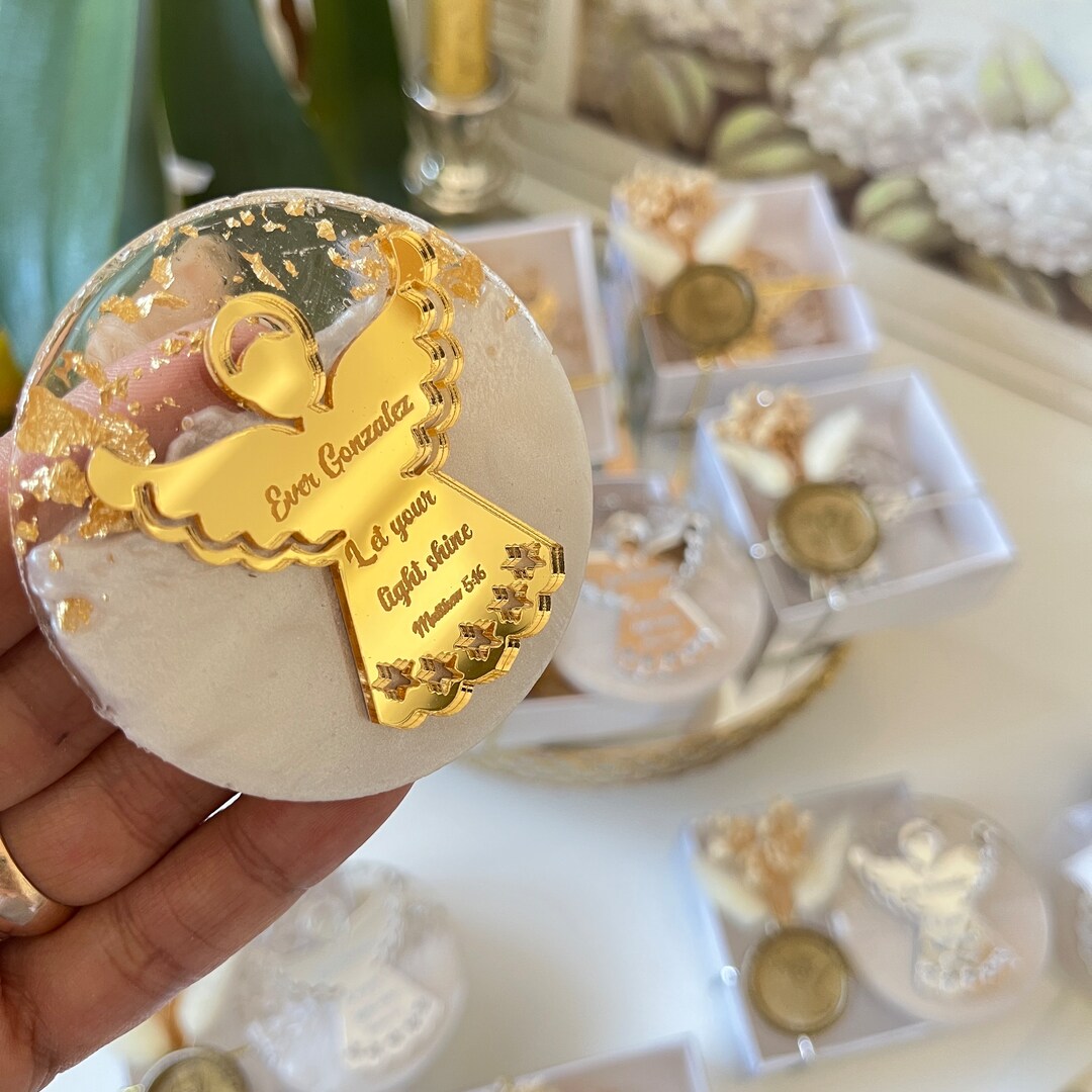 Unique Baptism Favor Resin Magnet, Baptisim Gift for Boy Girl ...