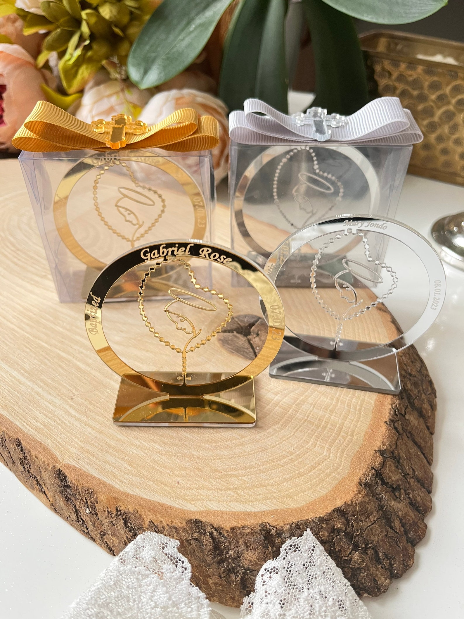 Unique Christening Favor Boy Baptism Gift Holy Mary Figures - Etsy
