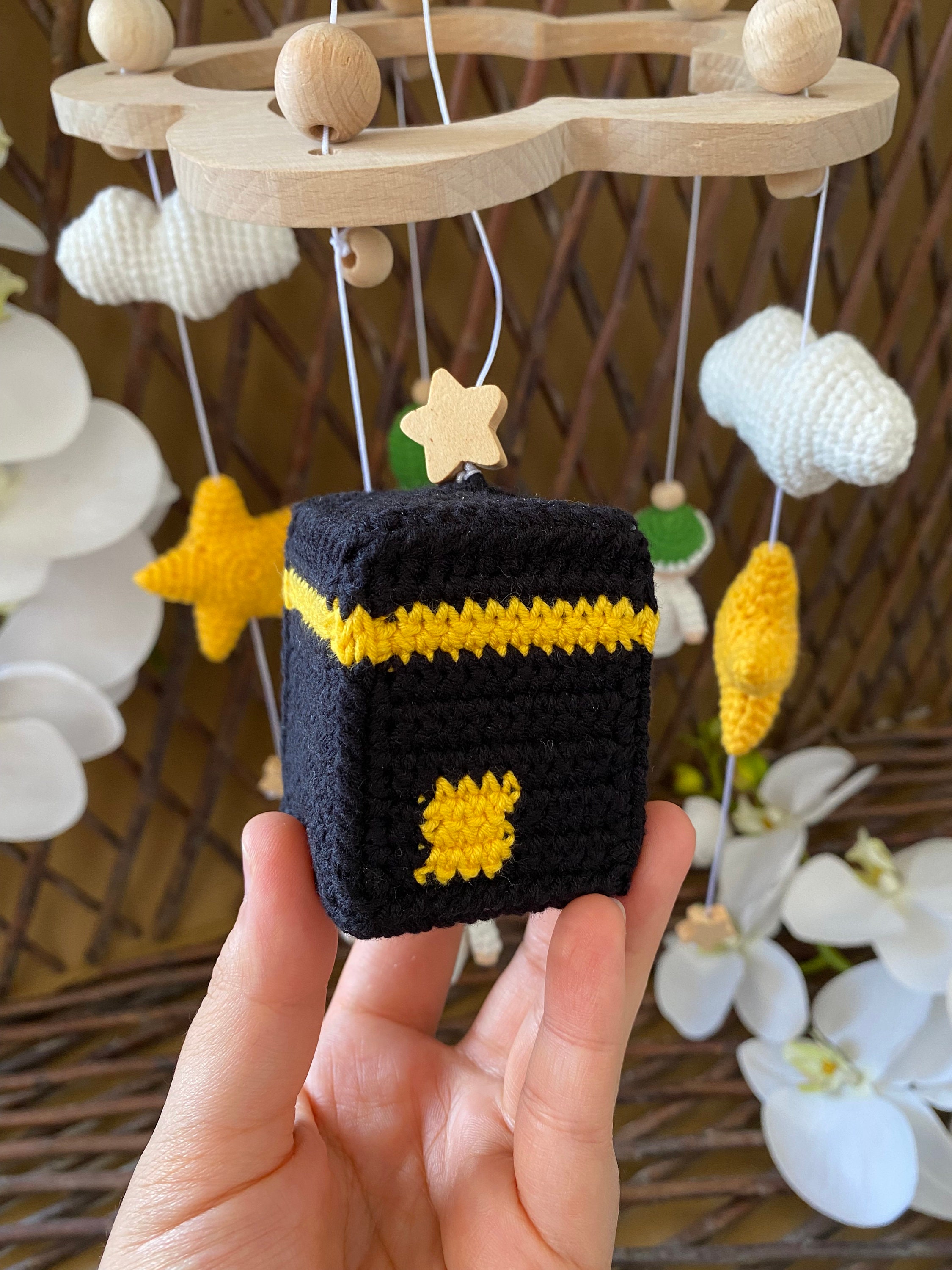 Kaaba Baby Crip Mobile Pattern, Baby Crip Mobile, Islamic Values ...