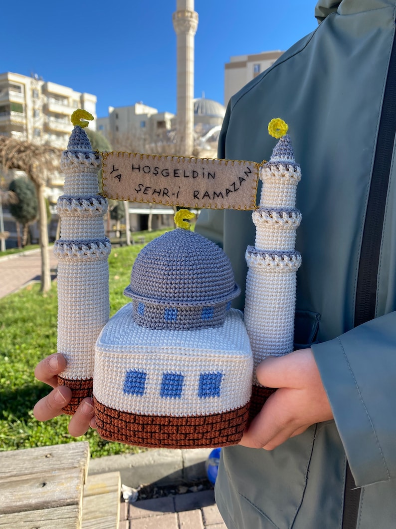 Crochet Pattern, Video Supported, Crochet Mosque and Fountain ...