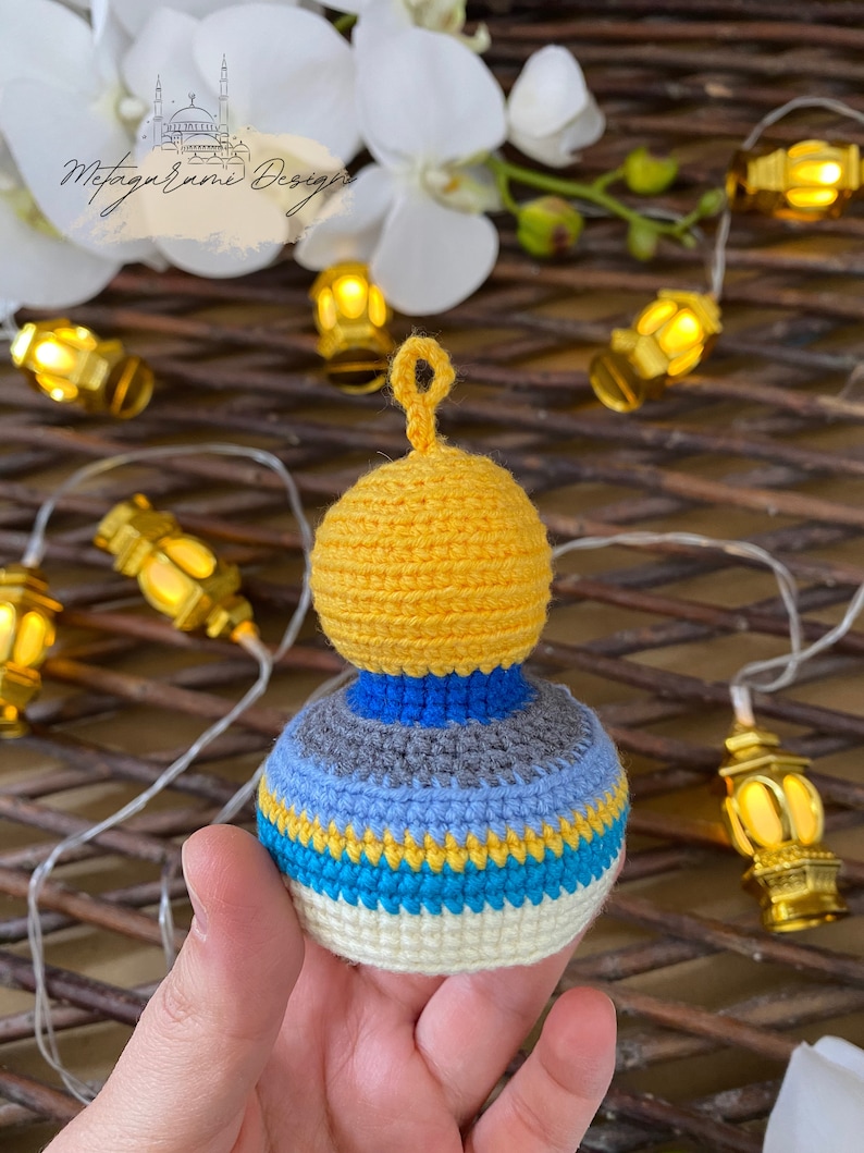 Crochet Pattern Mini Islamic Values Set, Crochet Masjid Al Aqsa, Kaaba ...