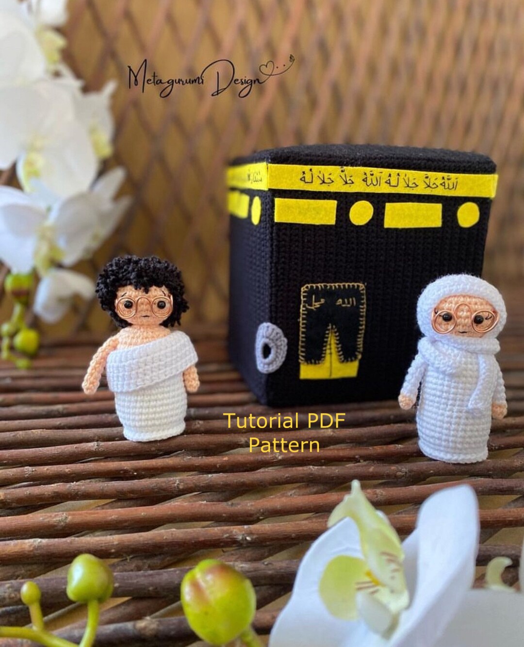 Crochet Kaaba and Hadjis, İslamic Values Education Set, Crochet Pattern ...
