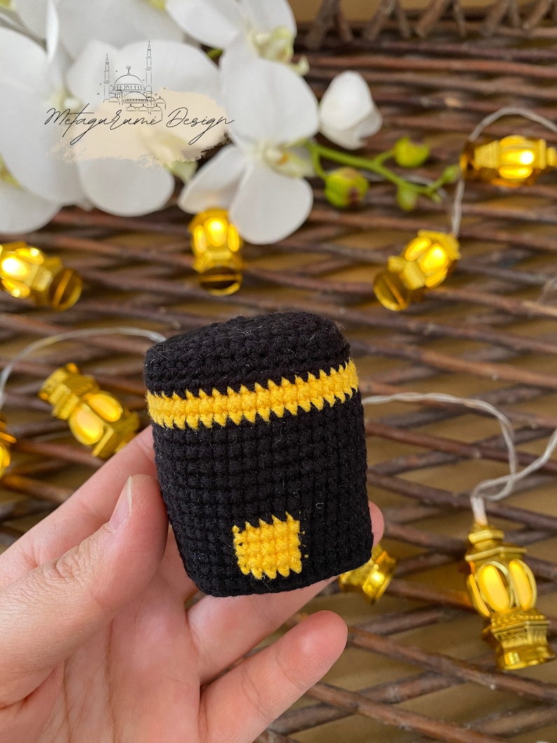 Crochet Pattern Mini Islamic Values Set, Crochet Masjid Al Aqsa, Kaaba ...