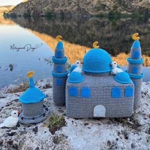 Crochet Pattern, Mosque Fountain and Pigeon, İslamic Values Education ...