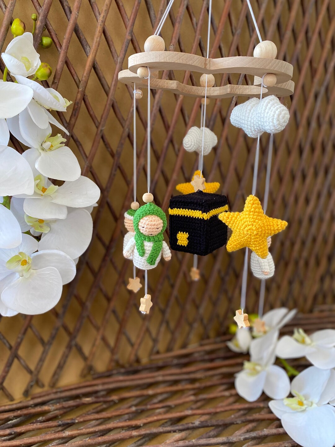 Kaaba Baby Crip Mobile Pattern, Baby Crip Mobile, Islamic Values ...