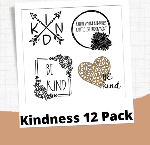 Kindness SVG Bundle Kind Cut File Be Kind Svg Cut Files Svg | Etsy