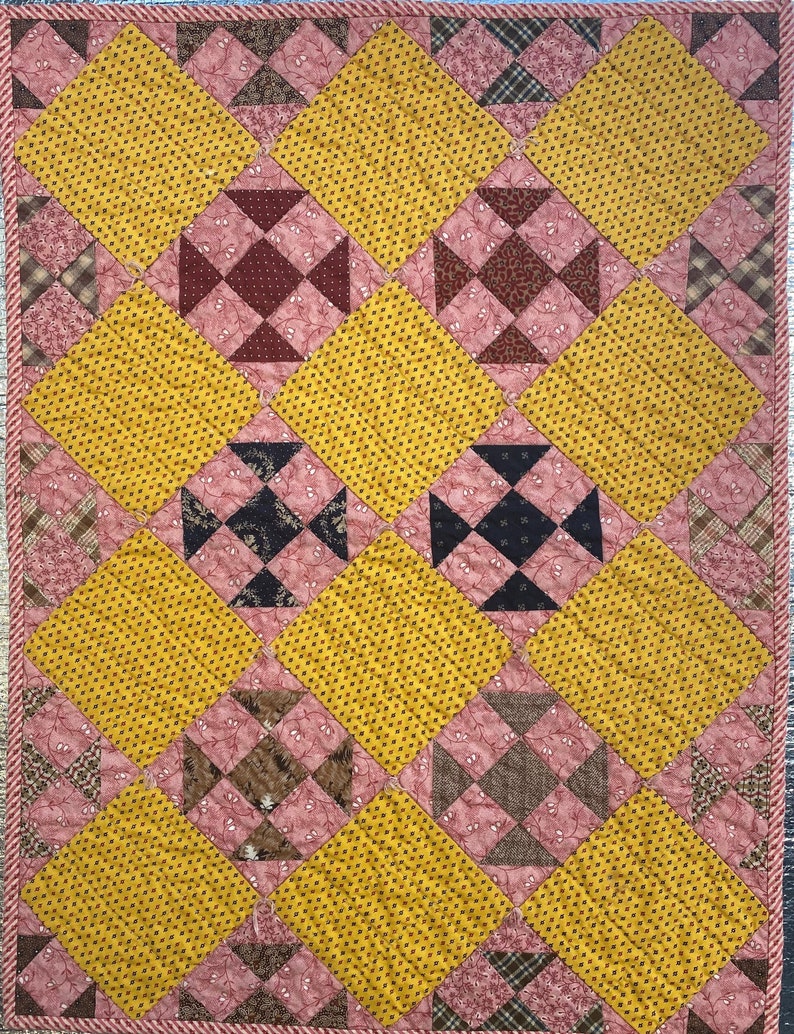 Pink Lemonade Quilt Patternhumble Quilts Complete - Etsy