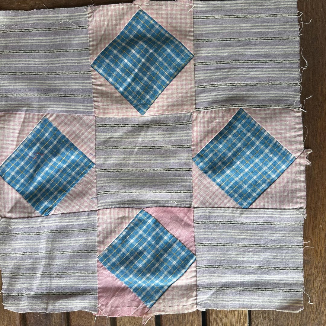Antique Quilt Blocks* Square in a Square* Circa 1900-1920* Humble ...