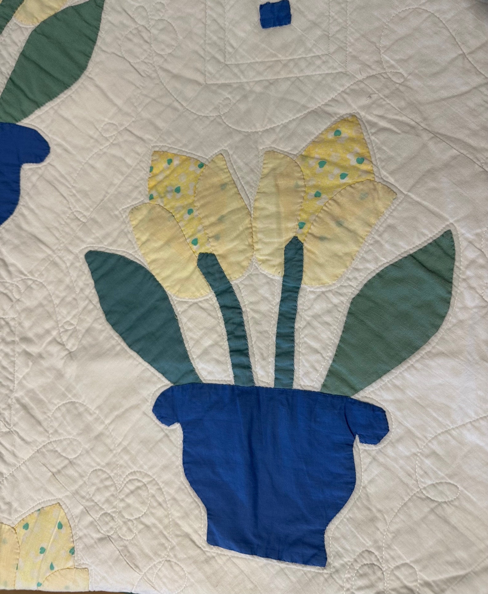 Vintage Applique Tulips* Kit Quilt*1930s-1940's* Humble Quilts - Etsy